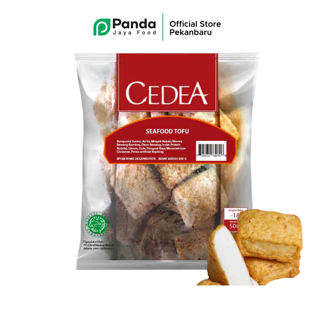 Cedea Seafood Tofu 500 Gram - Panda Jaya Food