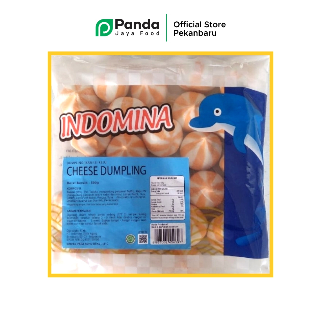 Indomina Cheese Dumpling 500 Gram - Panda Jaya Food