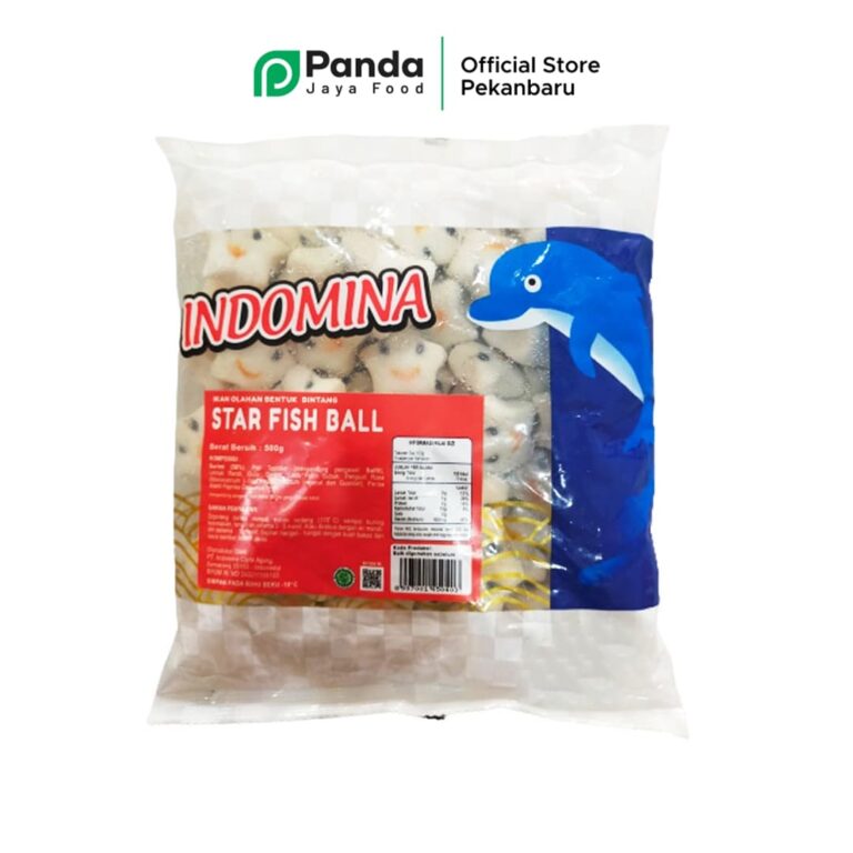 Indomina Star Fish Ball 500 Gram - Panda Jaya Food